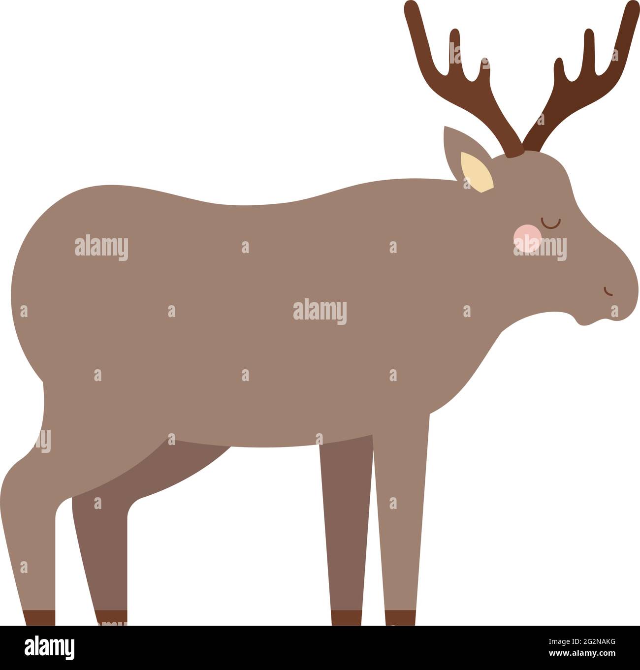 animal moose design Stock Vector Image & Art - Alamy