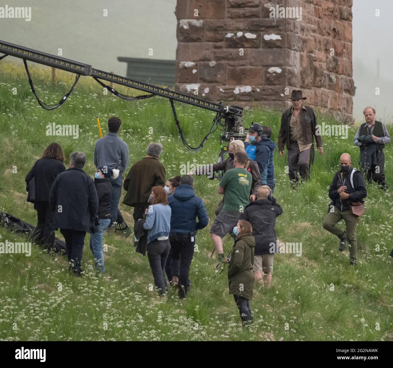 Leaderfoot Viaduct, Scottish Borders, UK. 11th June, 2021. UK. Harrison ...