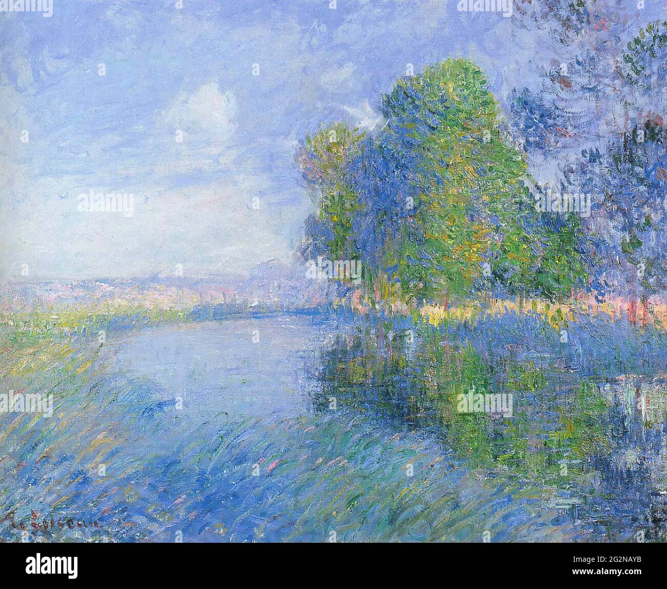 Gustave Loiseau (1865-1935) - Trees Bloom Stock Photo - Alamy