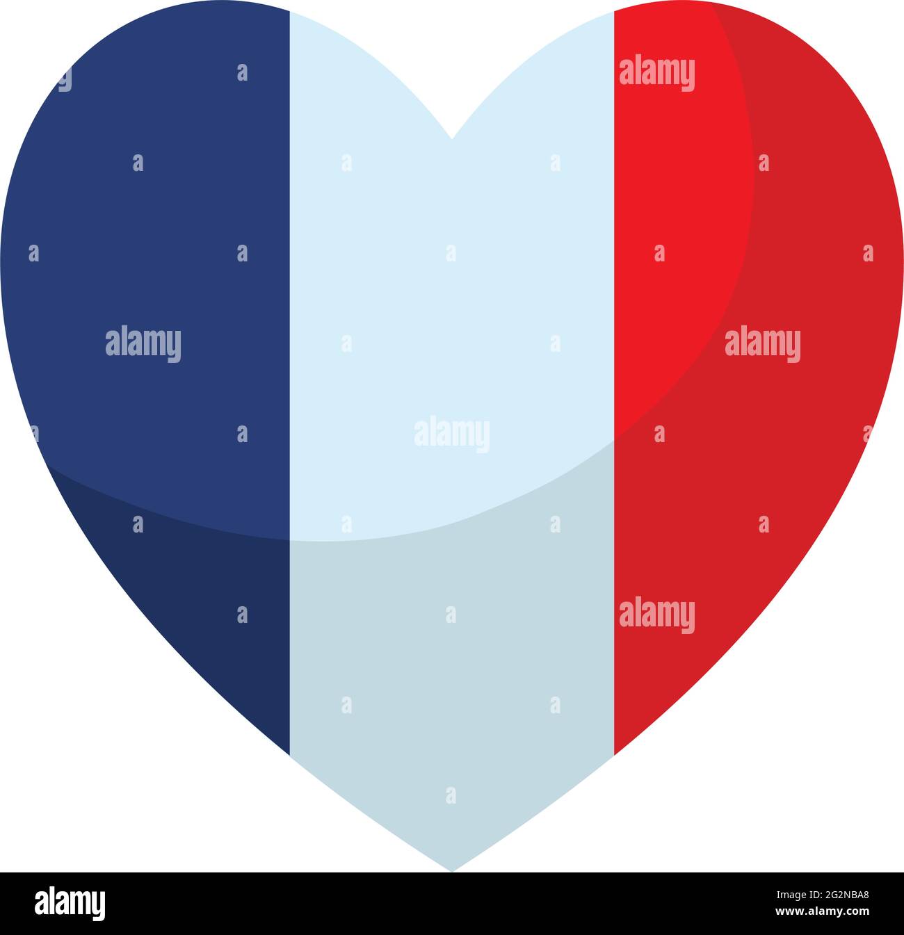 french heart representation Stock Vector Image & Art - Alamy