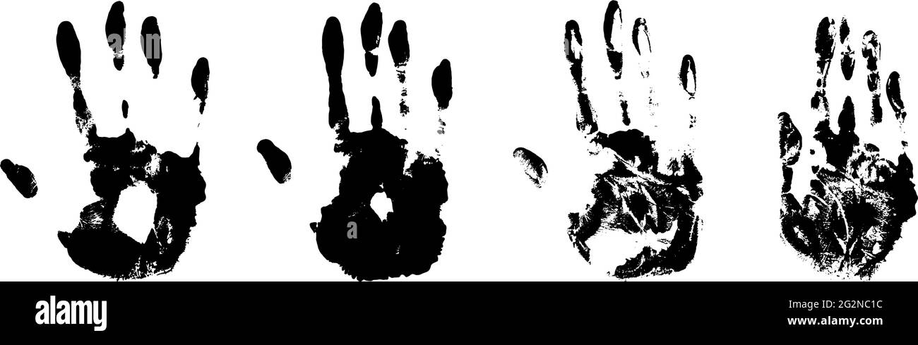 Handprint silhouette hi-res stock photography and images - Alamy