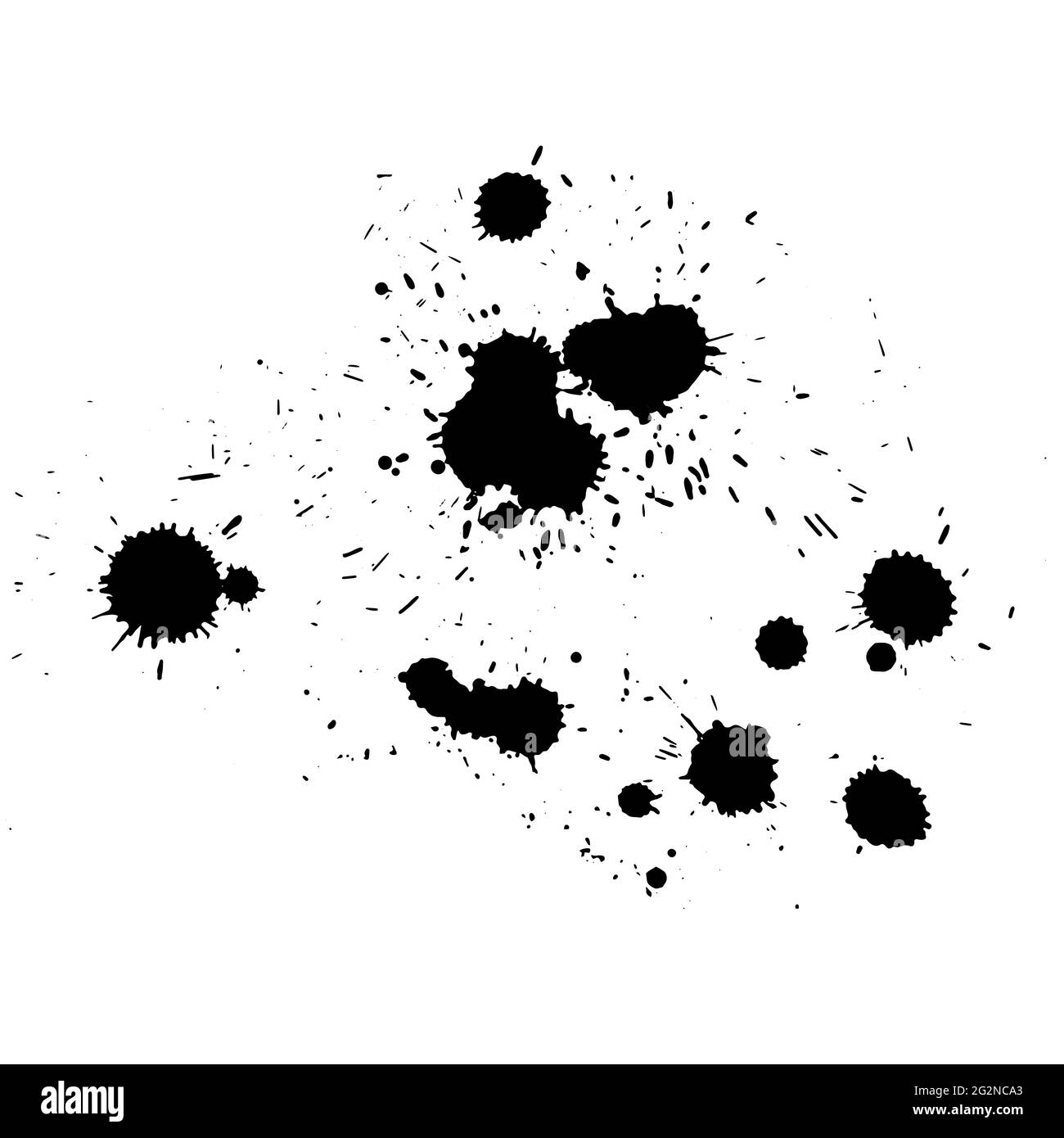 Black Paint Splatter Texture