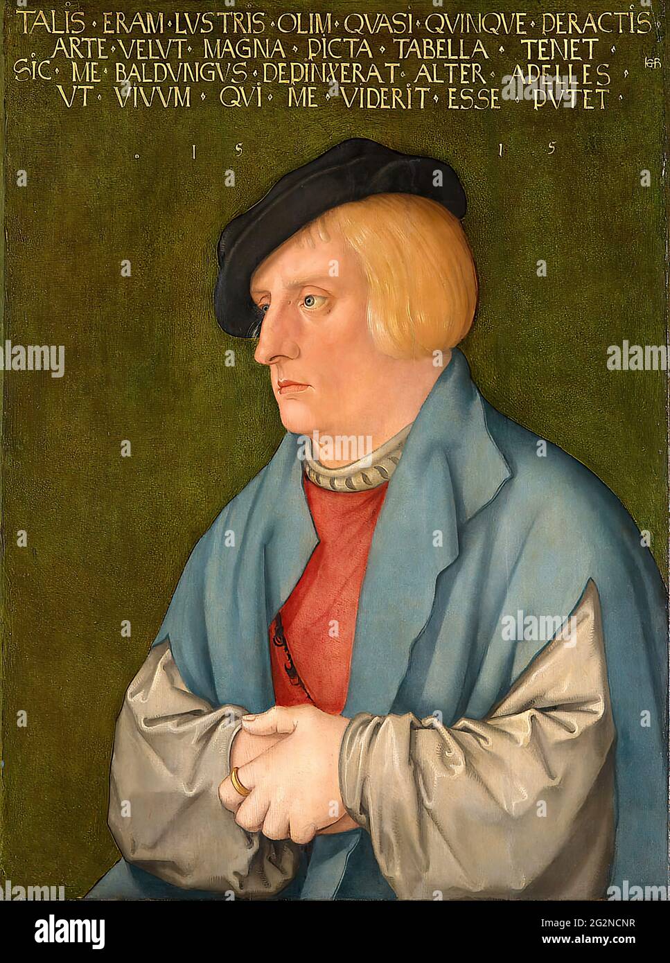 Hans Baldung Grien - Portrait of a Young Man Stock Photo - Alamy