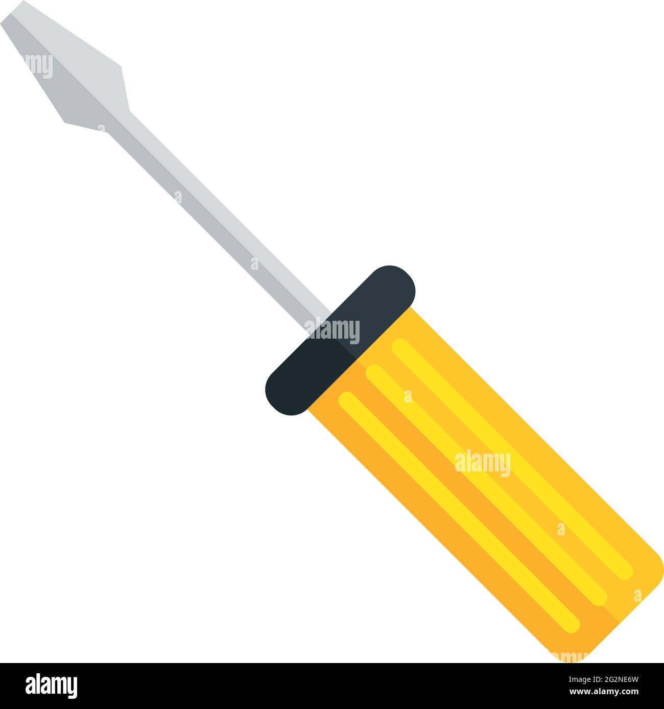 yellow screwdriver design Stock Vector Image & Art - Alamy
