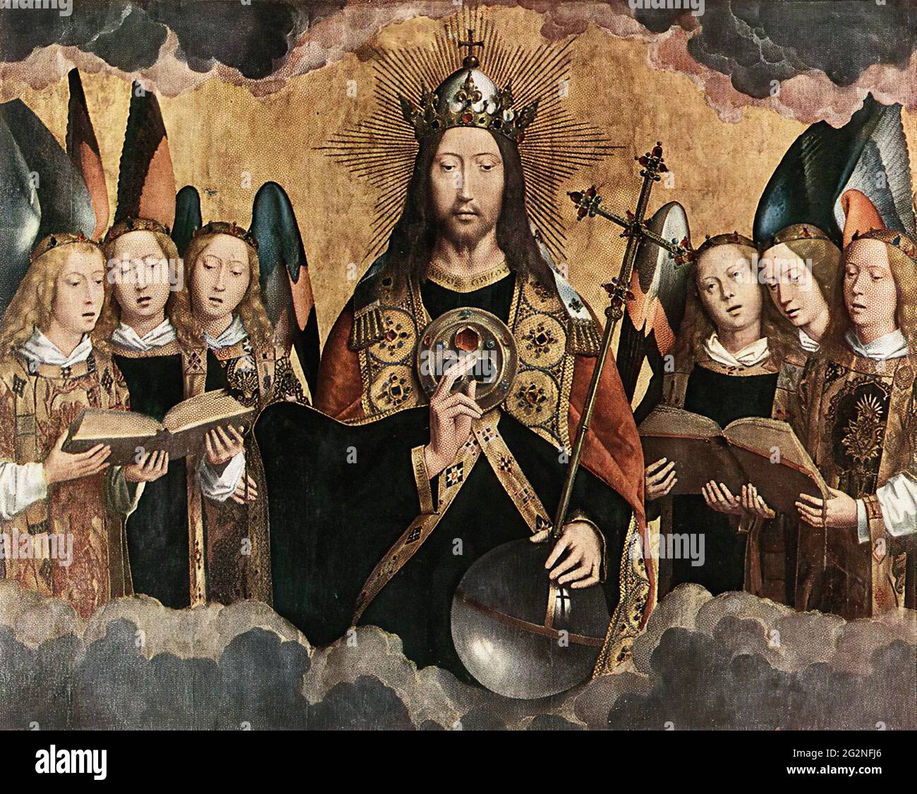 Hans memling christ blessing hi-res stock photography and images - Alamy