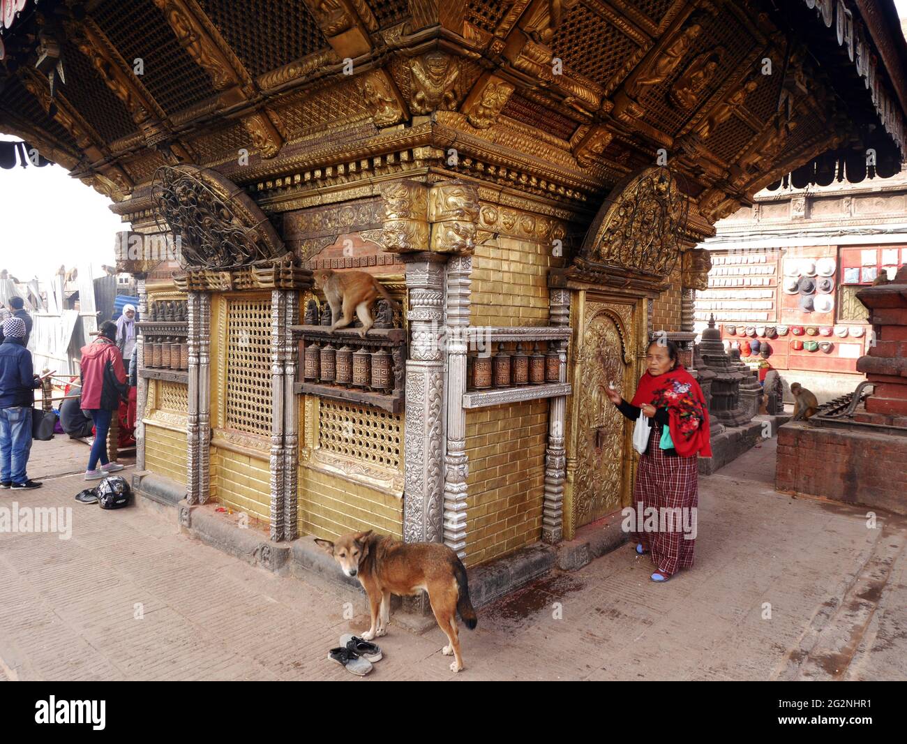 Hariti nepalese golden shrine or Ajima Hindu Gold Temple at ...