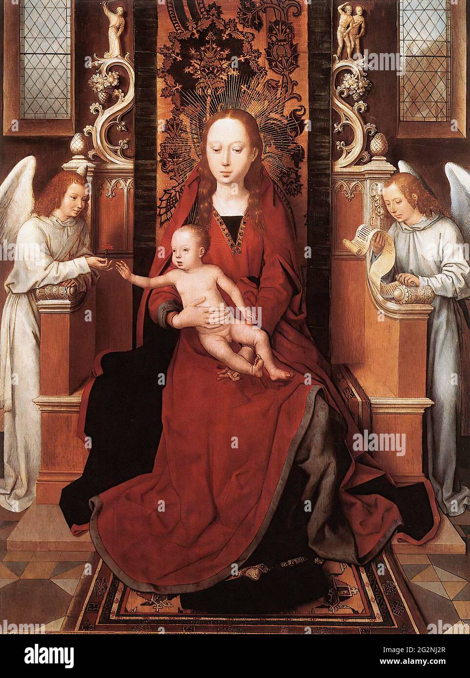 Painting of angels hans memling hi-res stock photography and images - Alamy