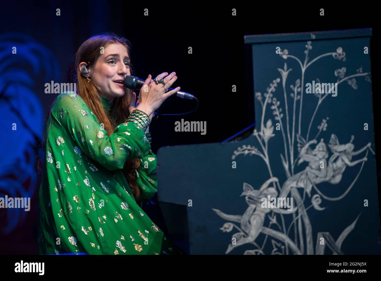 Birdy performs live on stage as part of the Summer Series at Somerset ...