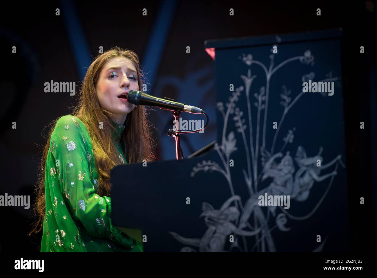 Birdy performs live on stage as part of the Summer Series at Somerset ...