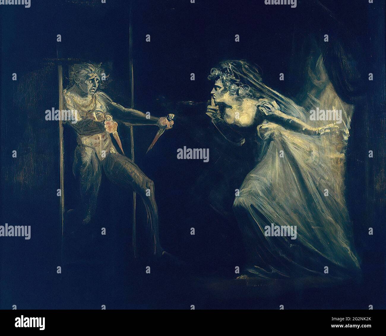 Henri Fuseli - Lady Macbeth Seizing Daggers 1812 Stock Photo - Alamy