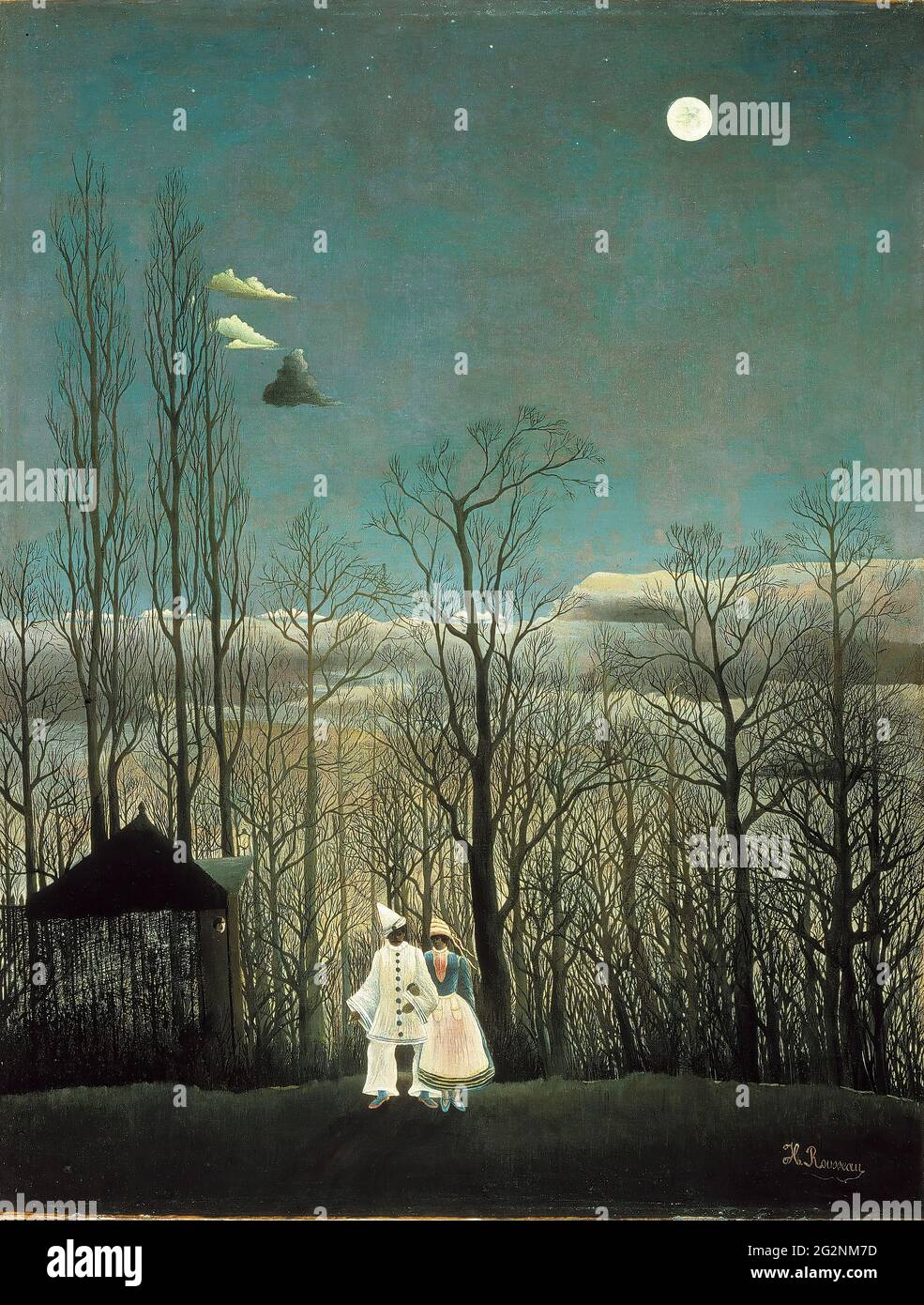 Henri Rousseau a.K.a Le Douanier Rousseau - Carnival Evening 1886 Stock ...