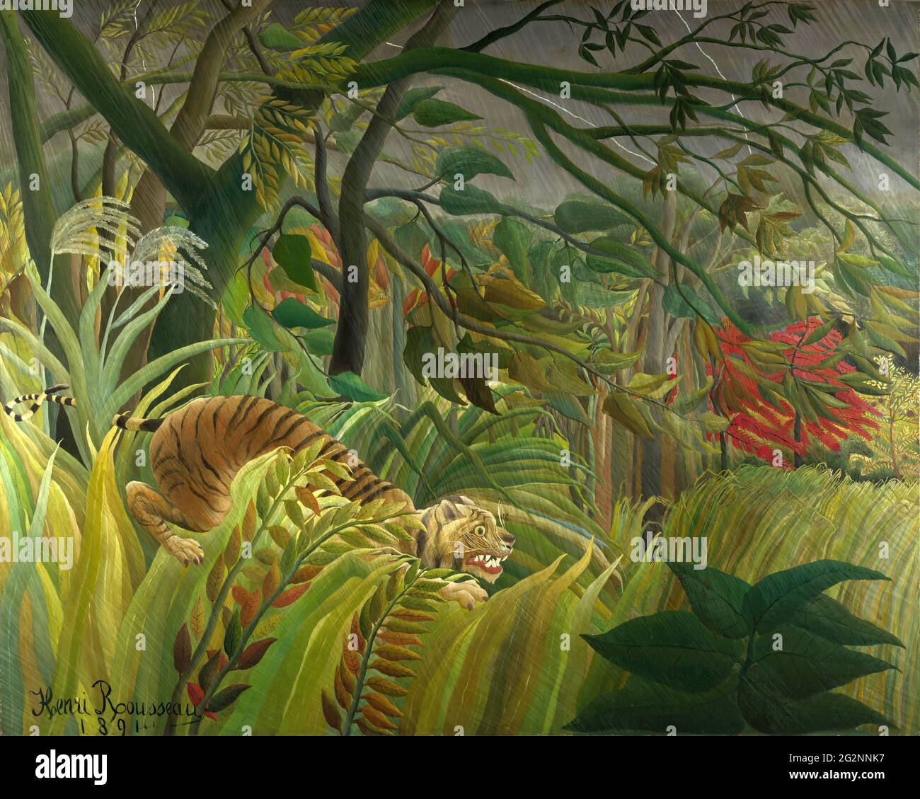 Henri Rousseau a.K.a Le Douanier Rousseau - Surprised Stock Photo - Alamy