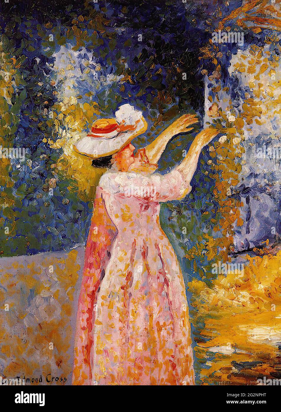 Henri-Edmond Cross (1856-1910) - Flowered Column 1 1901 Stock Photo - Alamy