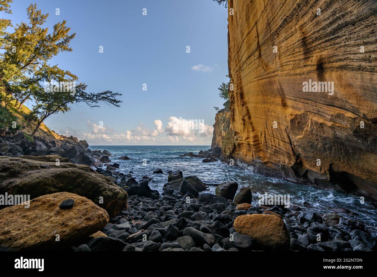Le Cap Jaune at Saint Joseph Stock Photo - Alamy