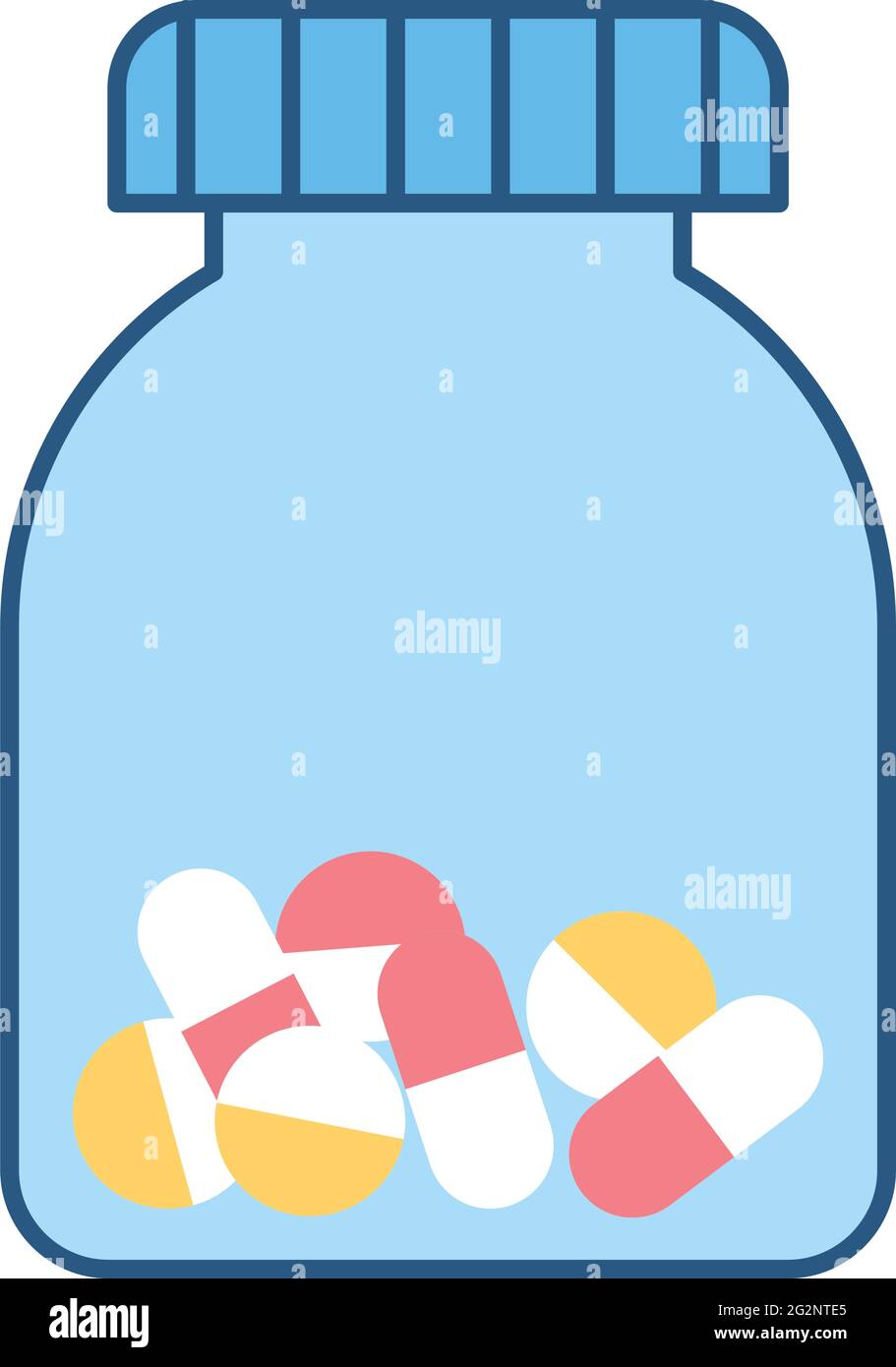 pill jar design Stock Vector Image & Art - Alamy