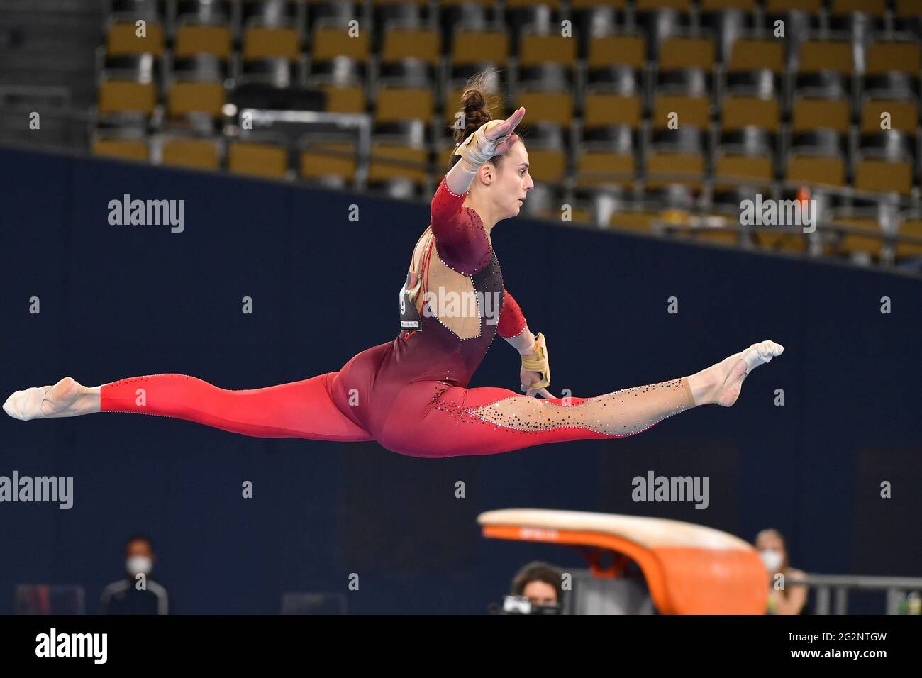 Munich, Germany. 12th June, 2021. Pauline SCHAEFER (GER), action ...