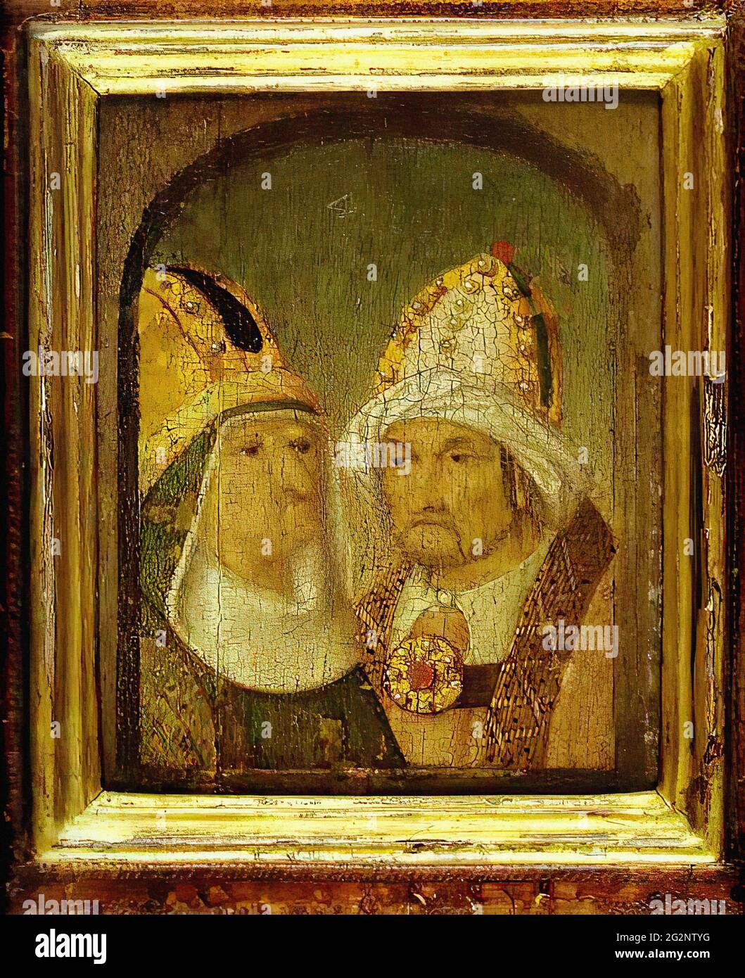 Hieronymus Bosch - Two Male Heads Stock Photo - Alamy