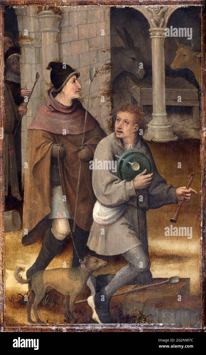 Hieronymus Bosch - Two Shepherds Stock Photo - Alamy
