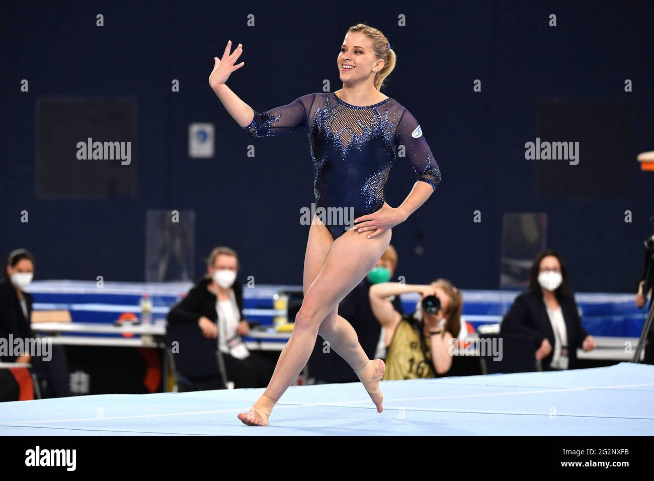 Munich, Germany. 12th June, 2021. Elisabeth SEITZ (GER), action, ground ...