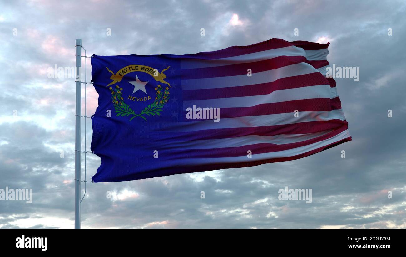 Las vegas flag waving in wind hi-res stock photography and images - Alamy