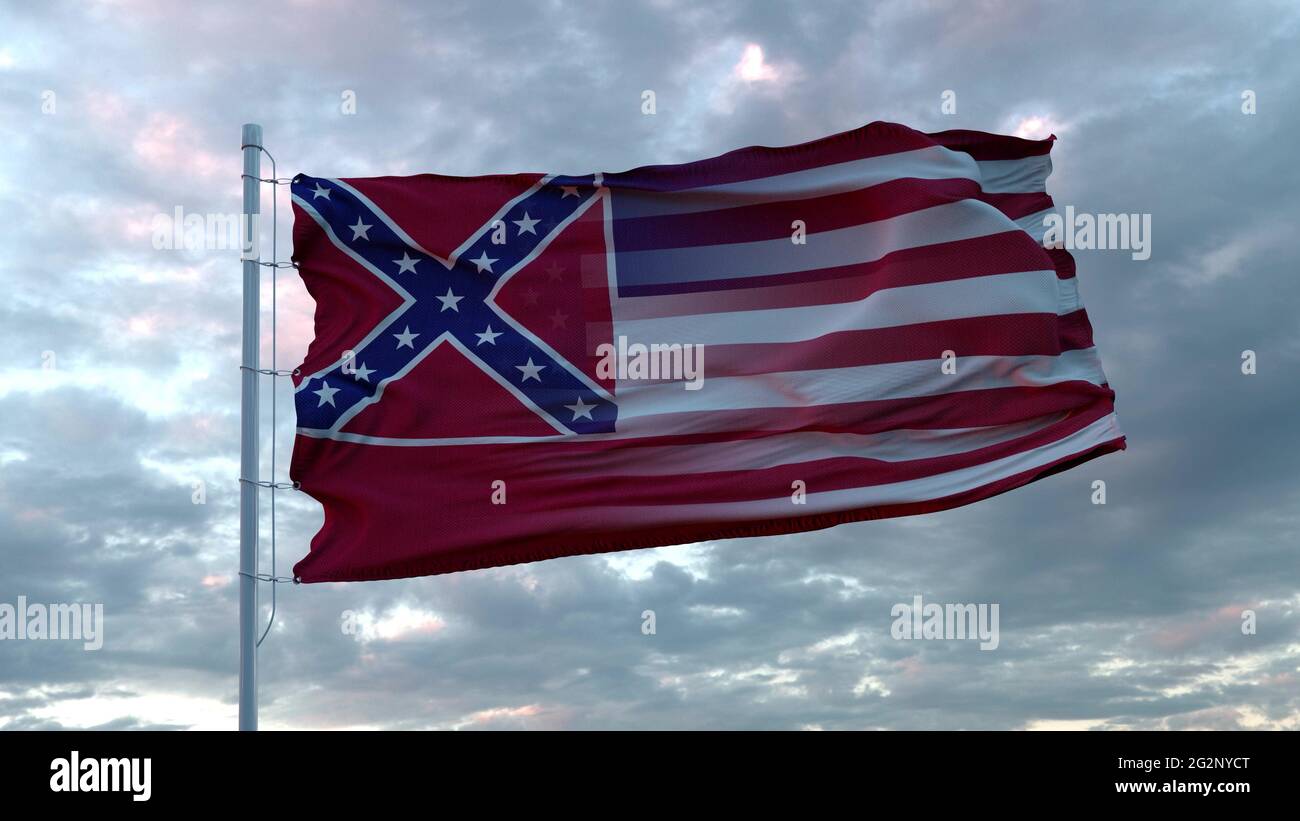 Usa mississippi mixed flag hi-res stock photography and images - Alamy