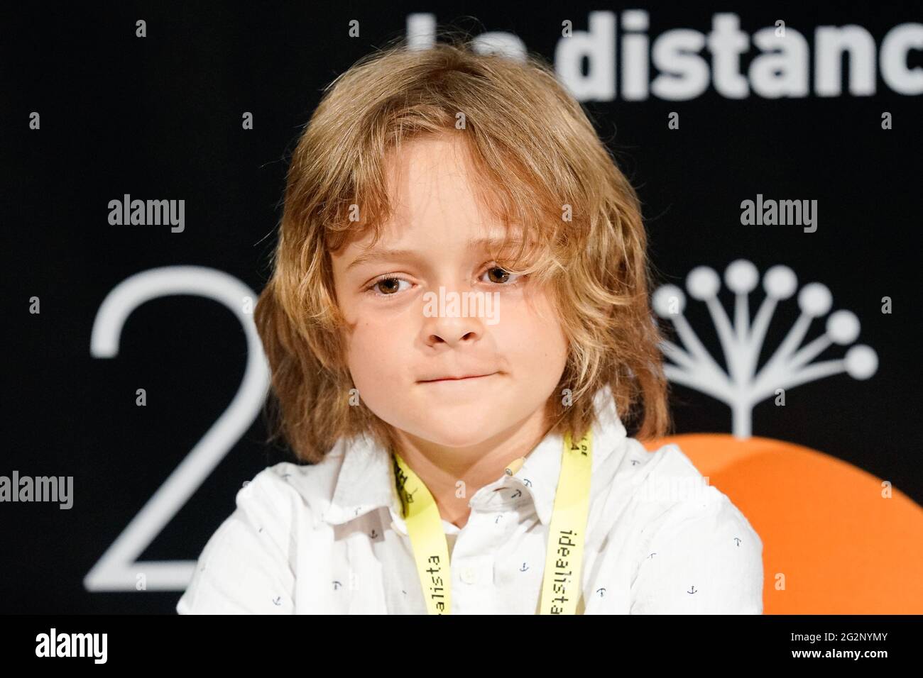 Actor Romeo de Angelis attends a Press conference and Presentation of ...