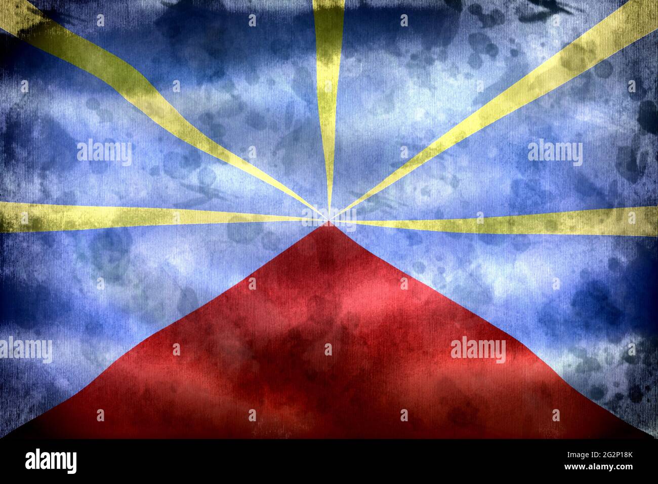 Official flag of reunion hi-res stock photography and images - Alamy