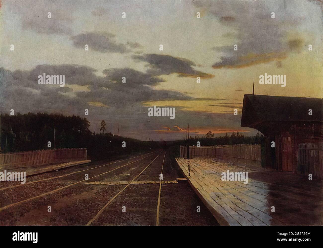 Levitan rain hi-res stock photography and images - Alamy