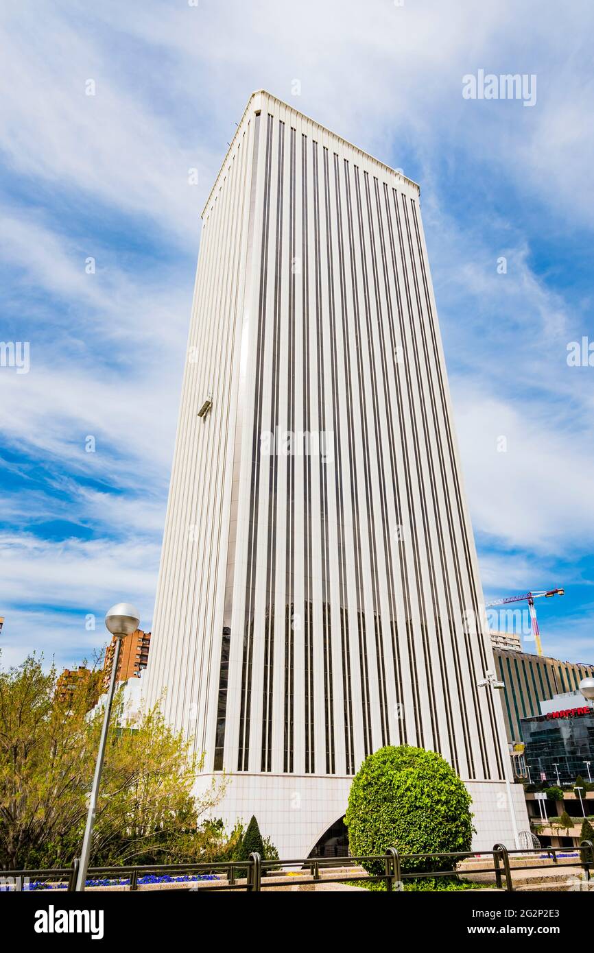 Torre Picasso, Picasso Tower, is a skyscraper in Madrid, designed by ...