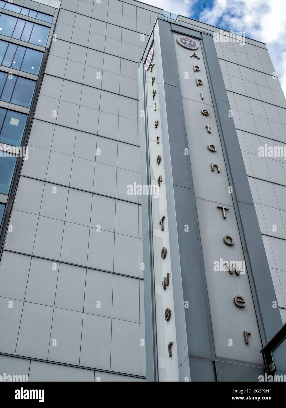 Appleton Tower, Edinburgh University, Edinburgh, Scotland, UK Stock ...