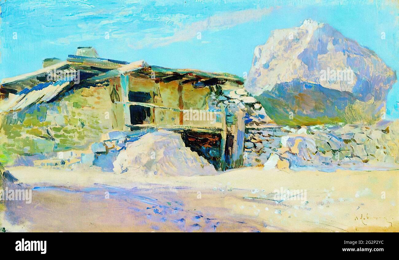 Isaac Levitan - Sakli Alupk 1886 Stock Photo - Alamy