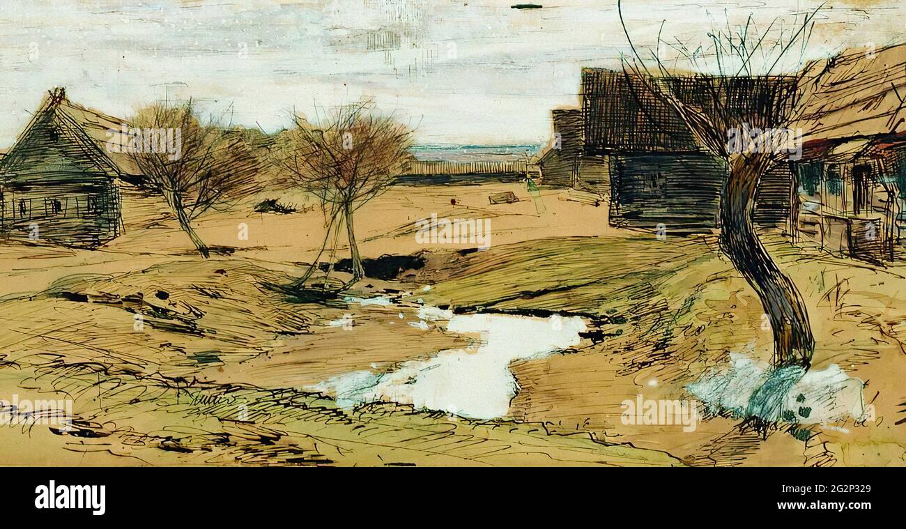 Levitan spring hi-res stock photography and images - Alamy