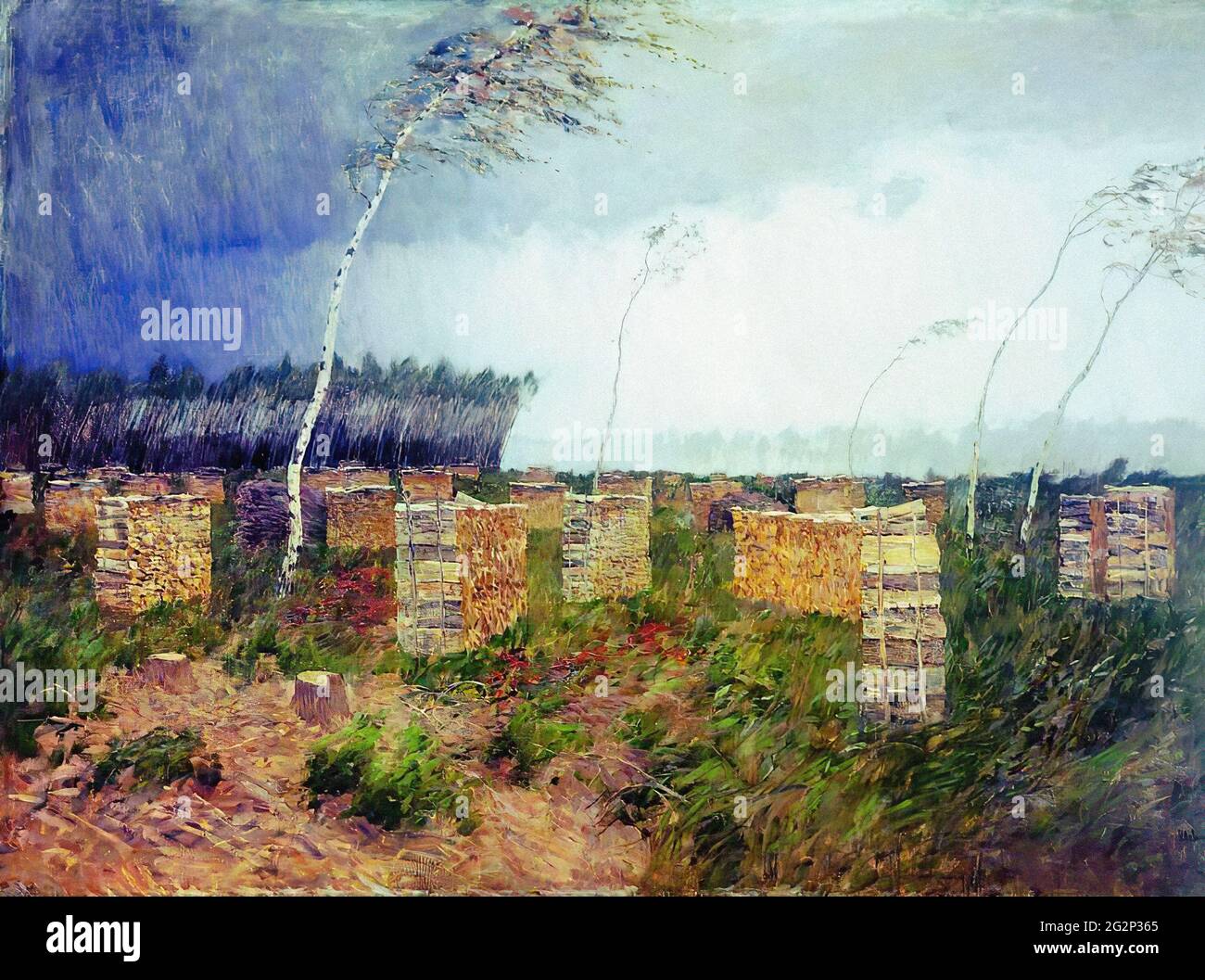 Isaac levitan rain hi-res stock photography and images - Alamy