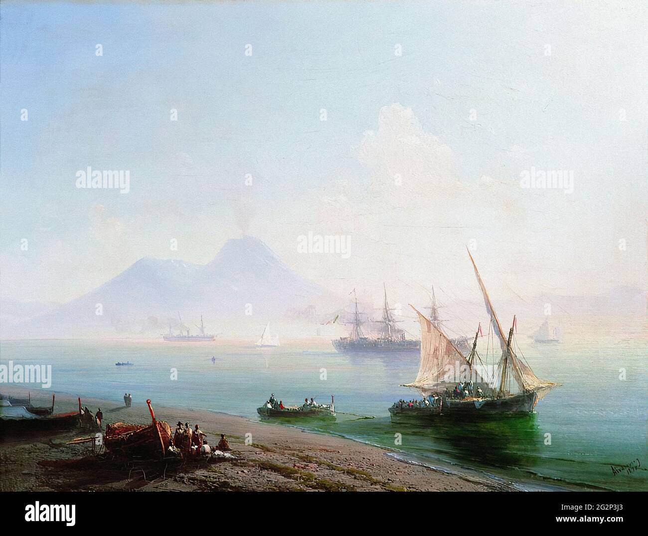 The bay of naples 1900 hi-res stock photography and images - Alamy