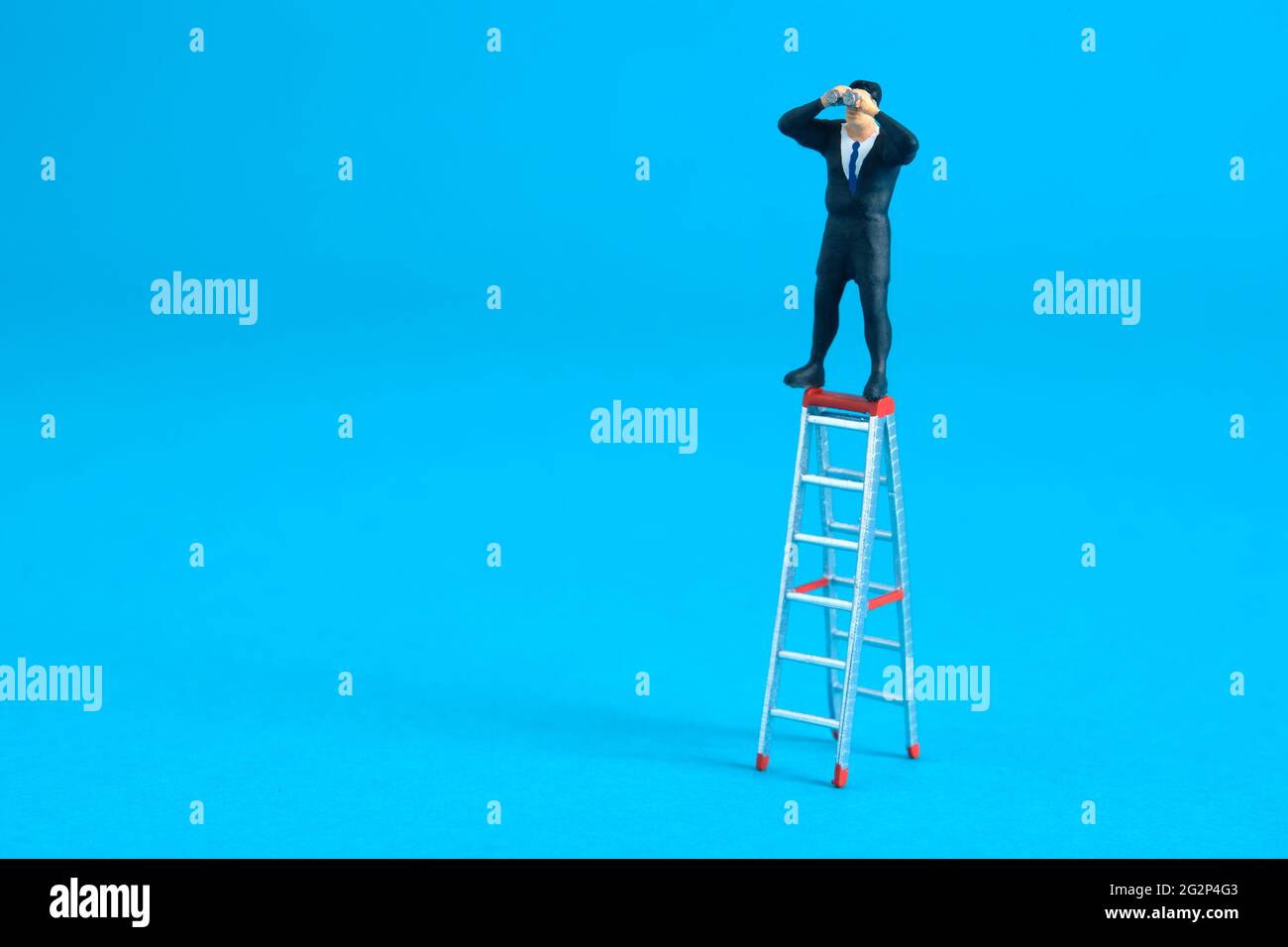 Business people climbing ladder hi-res stock photography and images - Alamy