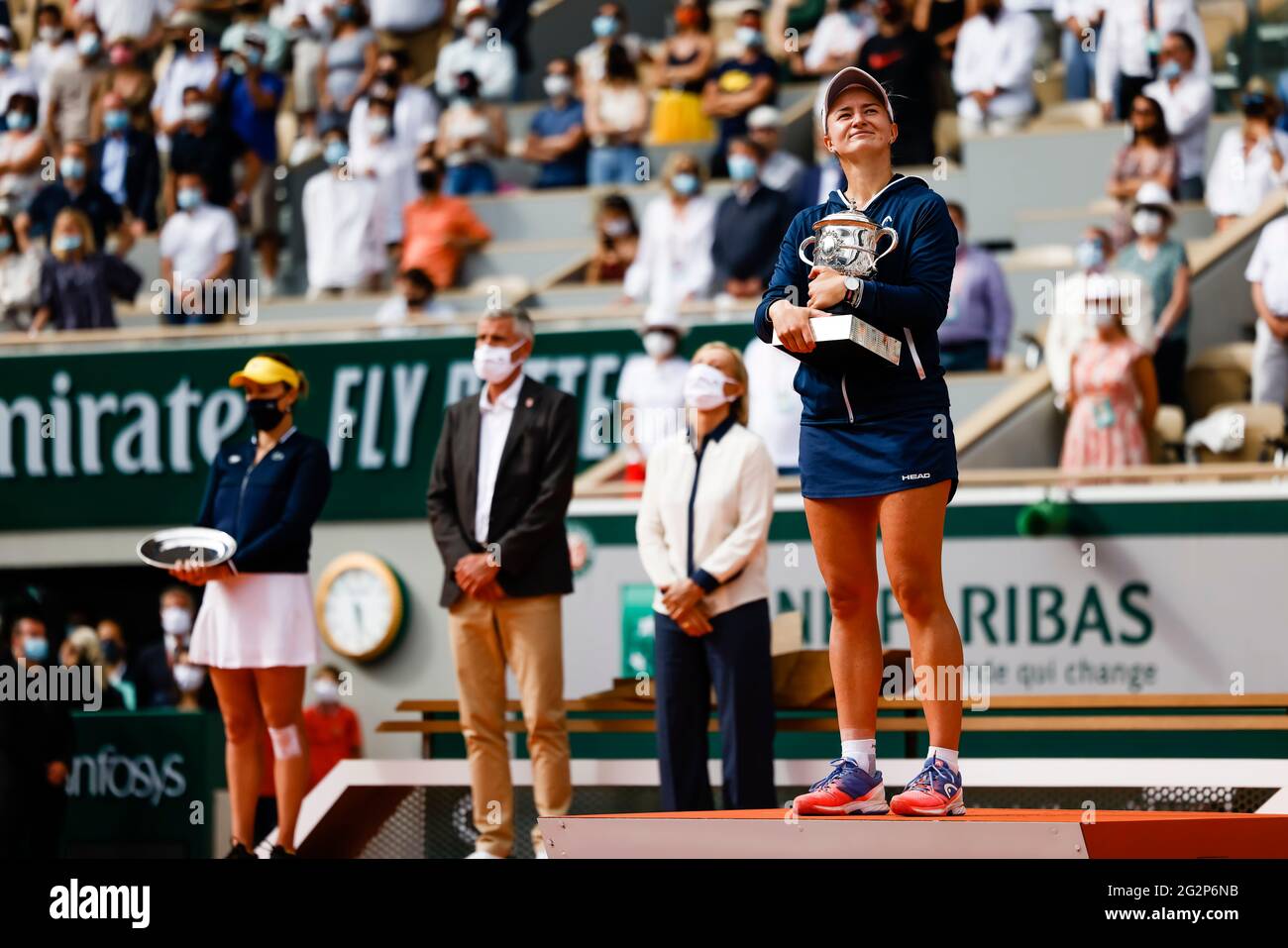 Roland garros trophy 2021 hi-res stock photography and images - Alamy