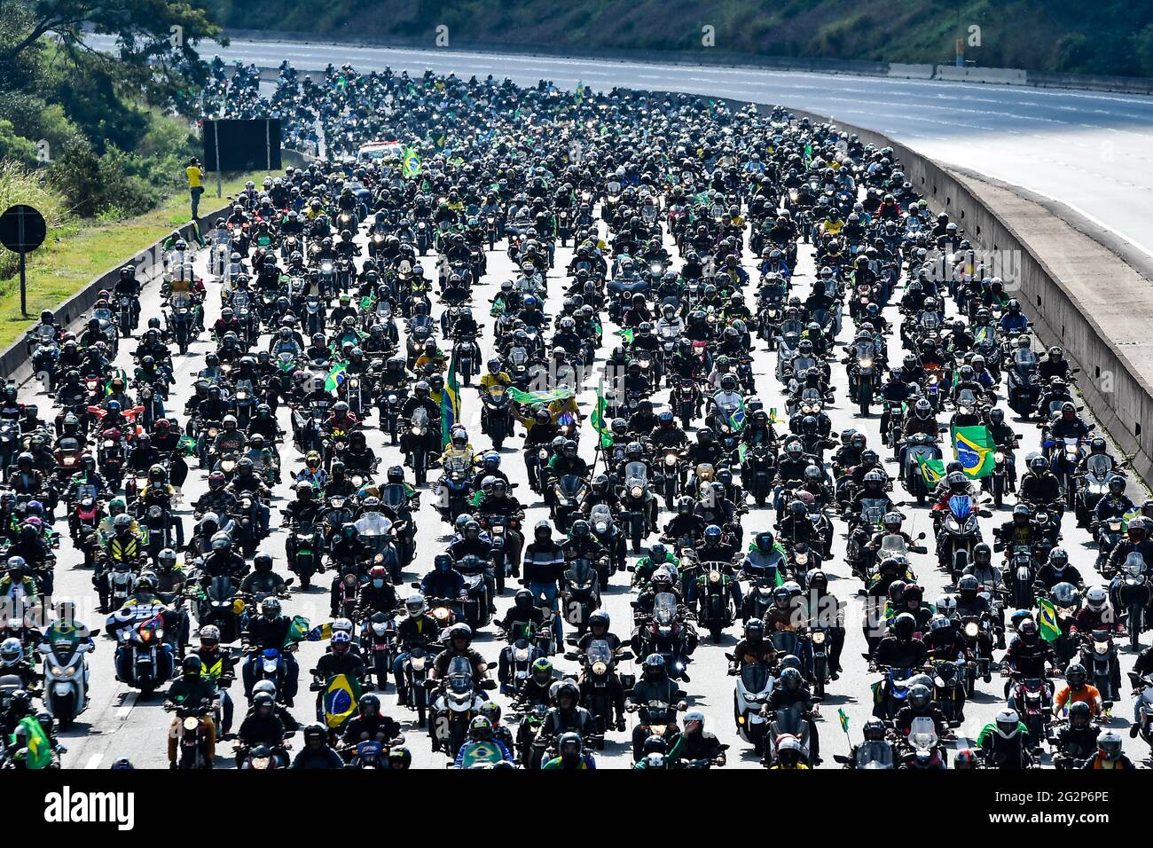 Sao Paulo, Brazil. 12th June, 2021. This Saturday morning (12 ...