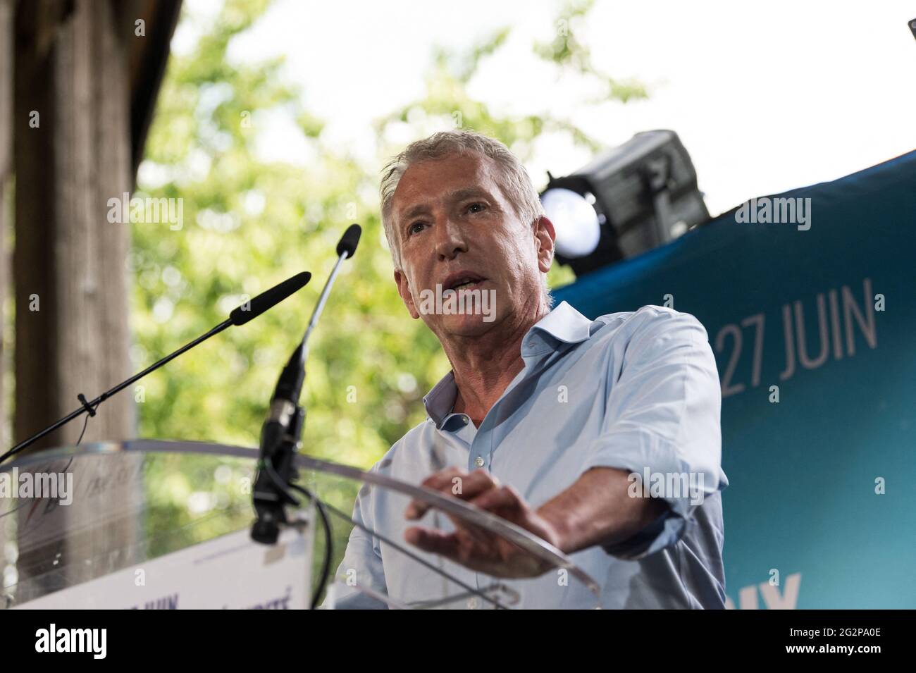 Philippe Ballard, journalist and member of the Rassemblement National ...