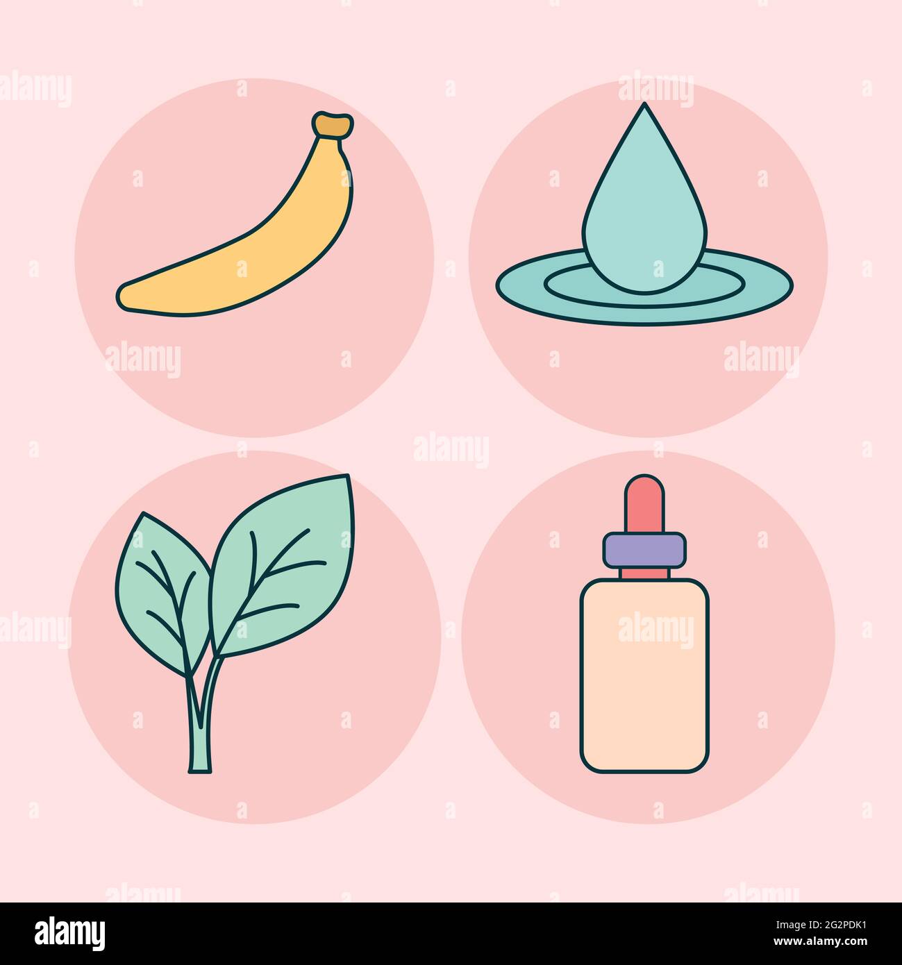 four pretty items Stock Vector Image & Art - Alamy