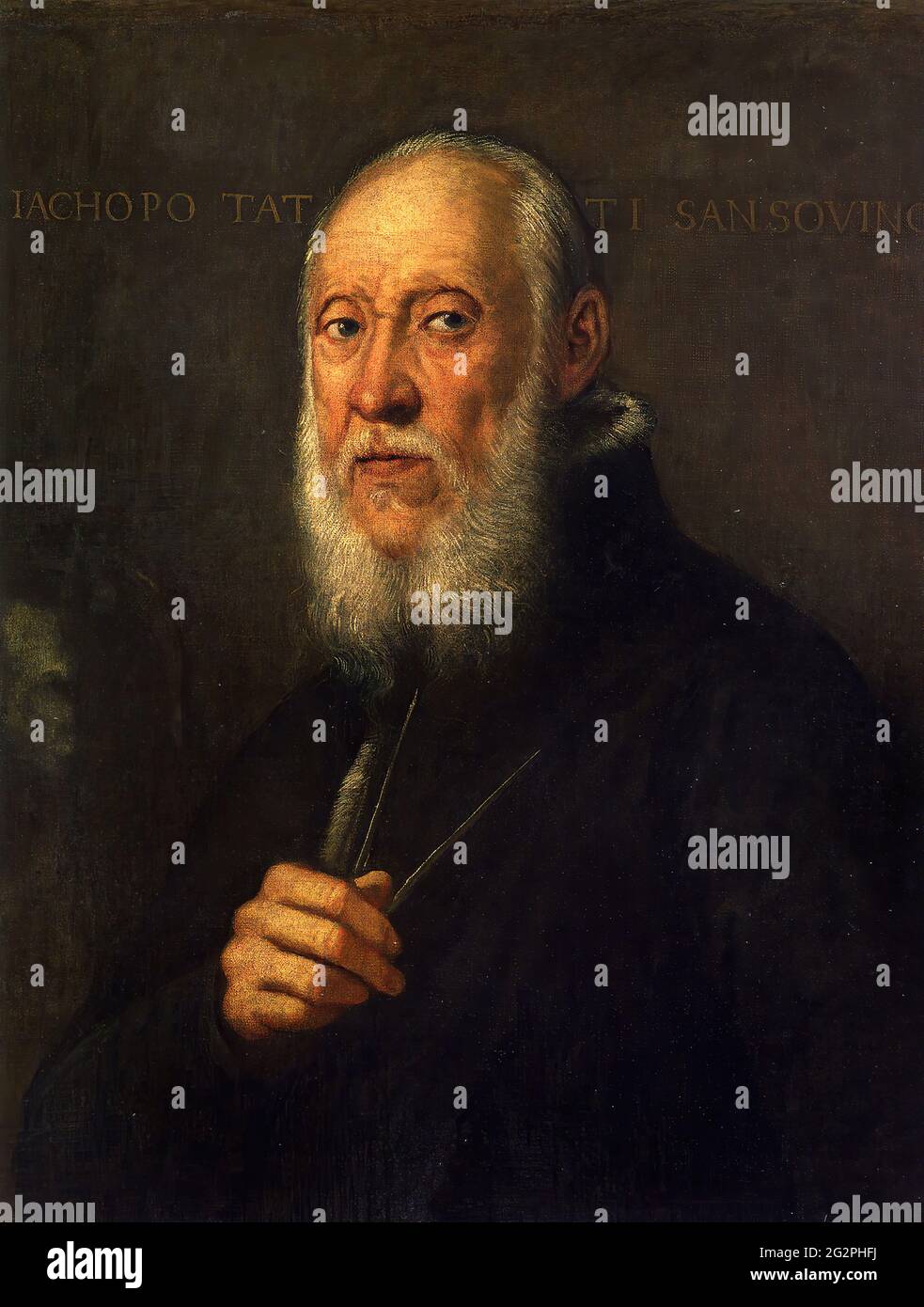Jacopo Robusti a.K.a Tintoretto - Jacopo Sansovino Stock Photo - Alamy