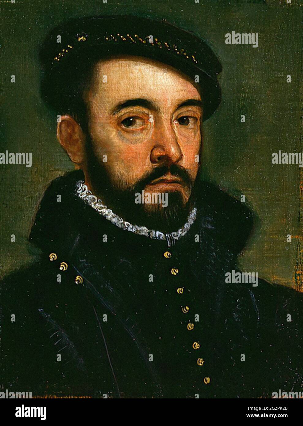Jacopo Robusti a.K.a Tintoretto - Portrait Man 2 Stock Photo - Alamy