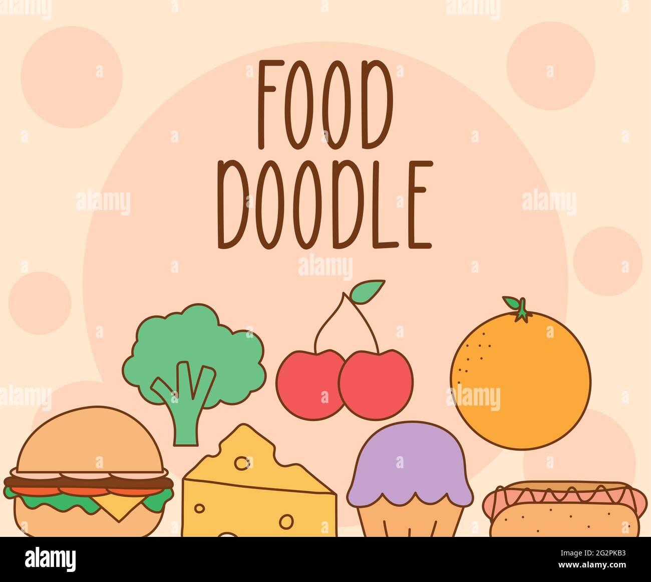 doodle food representation Stock Vector Image & Art - Alamy