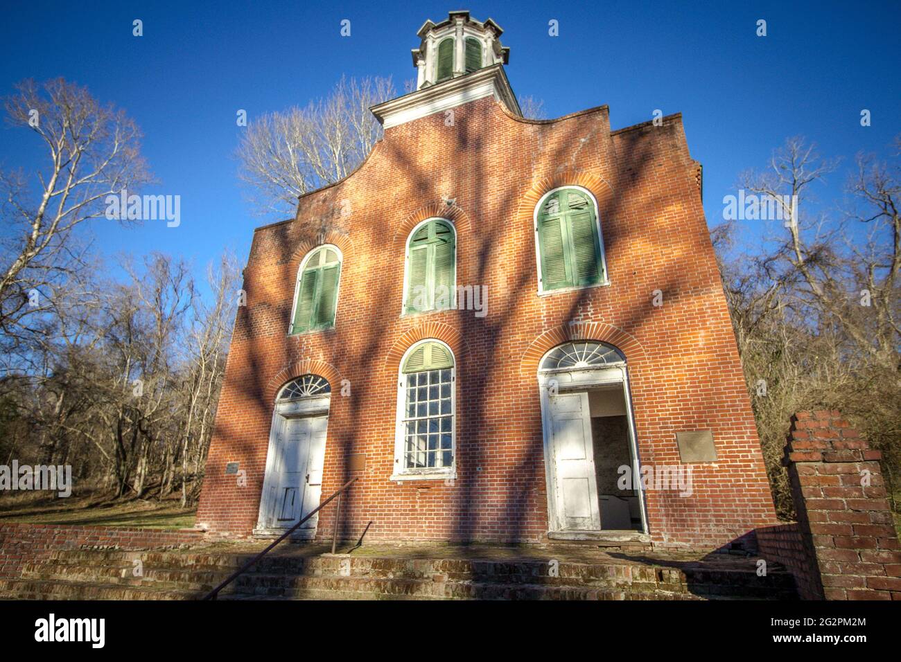 Catholic church with open door in Rodney, Mississippi Stock Photo - Alamy