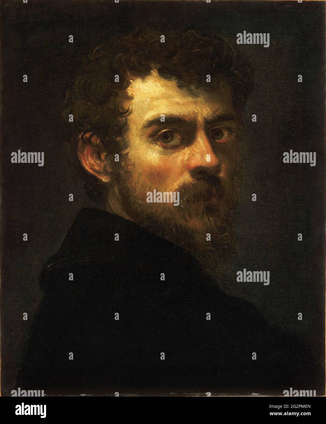Jacopo Robusti a.K.a Tintoretto - Self Portrait 02 Stock Photo - Alamy