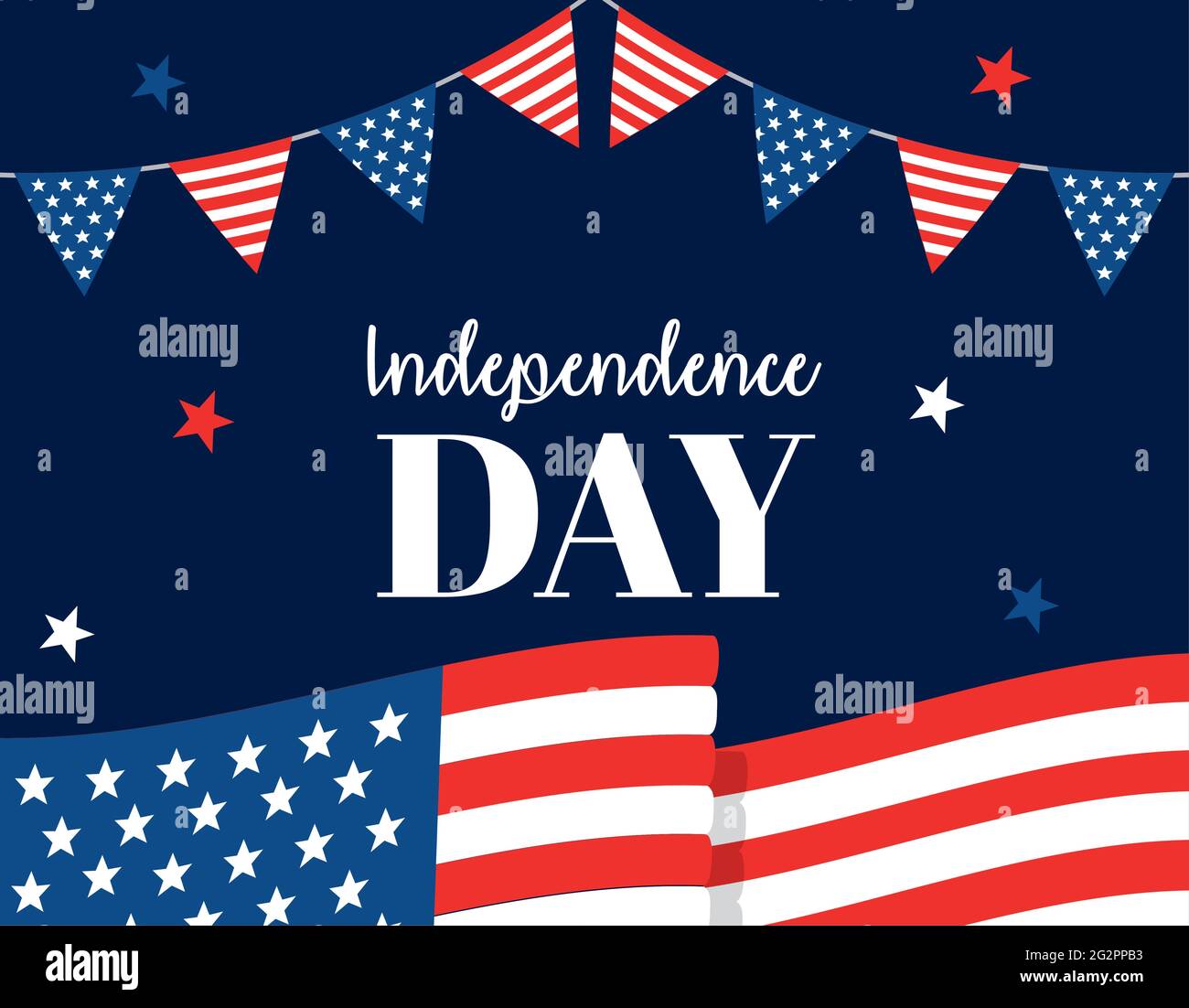 usa independence card Stock Vector Image & Art - Alamy