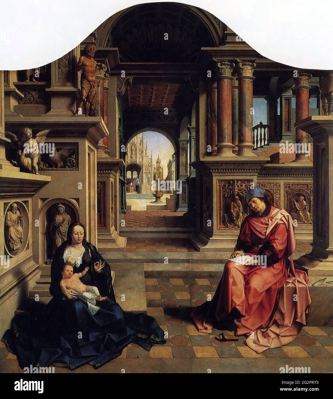 Saint luke drawing the virgin hi-res stock photography and images - Alamy