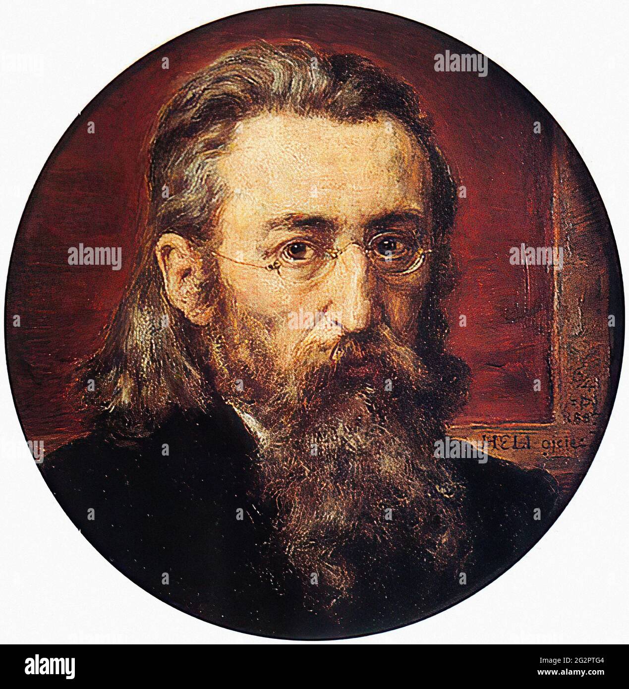 Jan Matejko - Self Portrait Stock Photo - Alamy