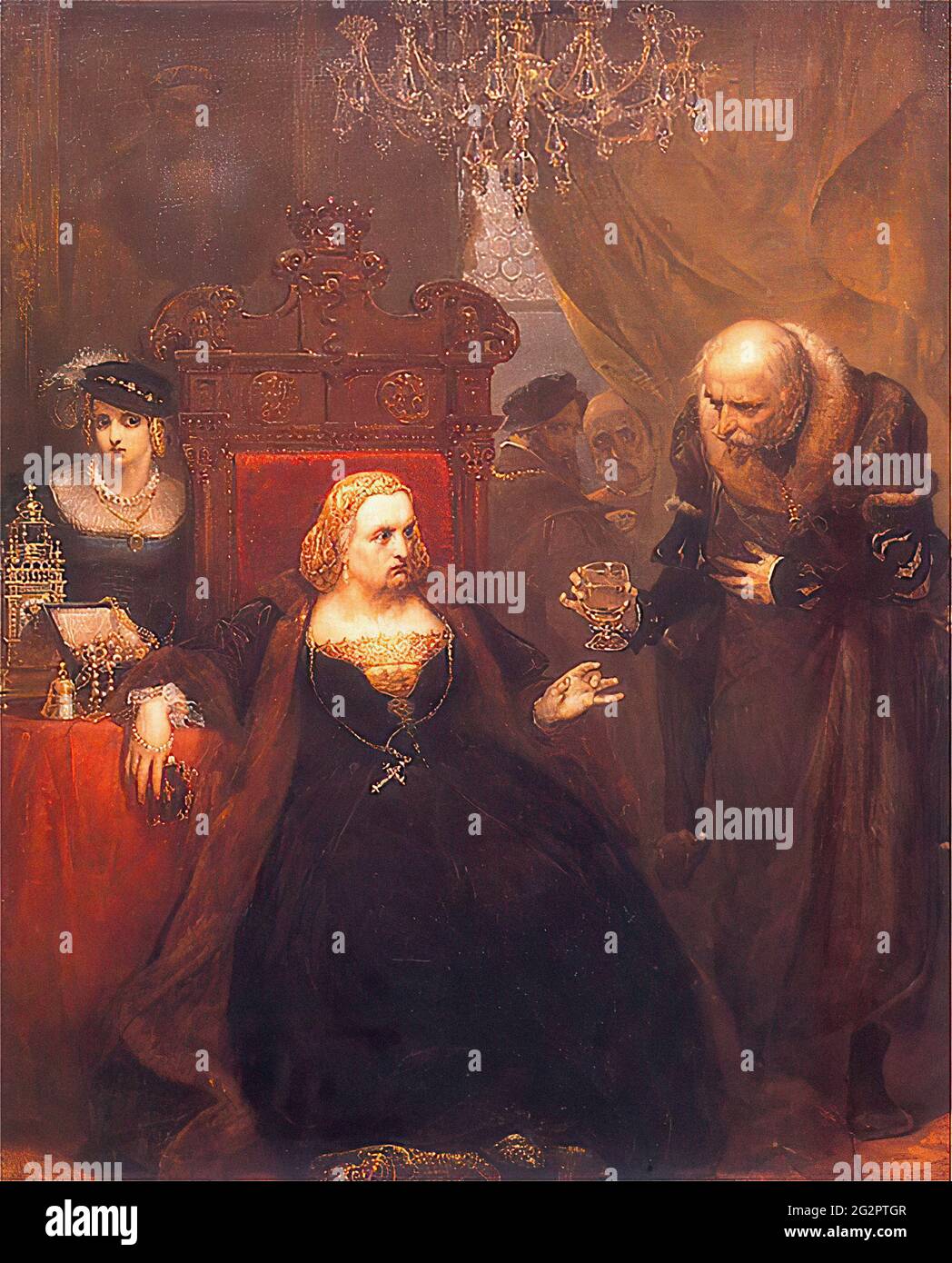Jan Matejko - Poisoning Queen Bona Stock Photo - Alamy