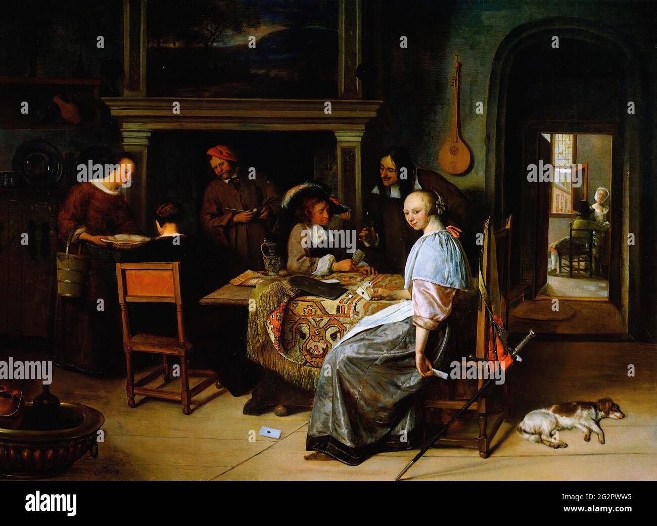 Jan steen card hi-res stock photography and images - Alamy