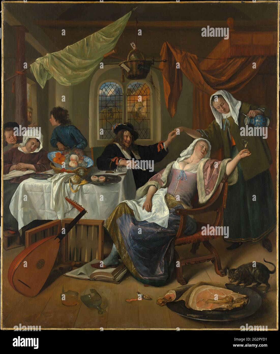 Jan steen dissolute hi-res stock photography and images - Alamy